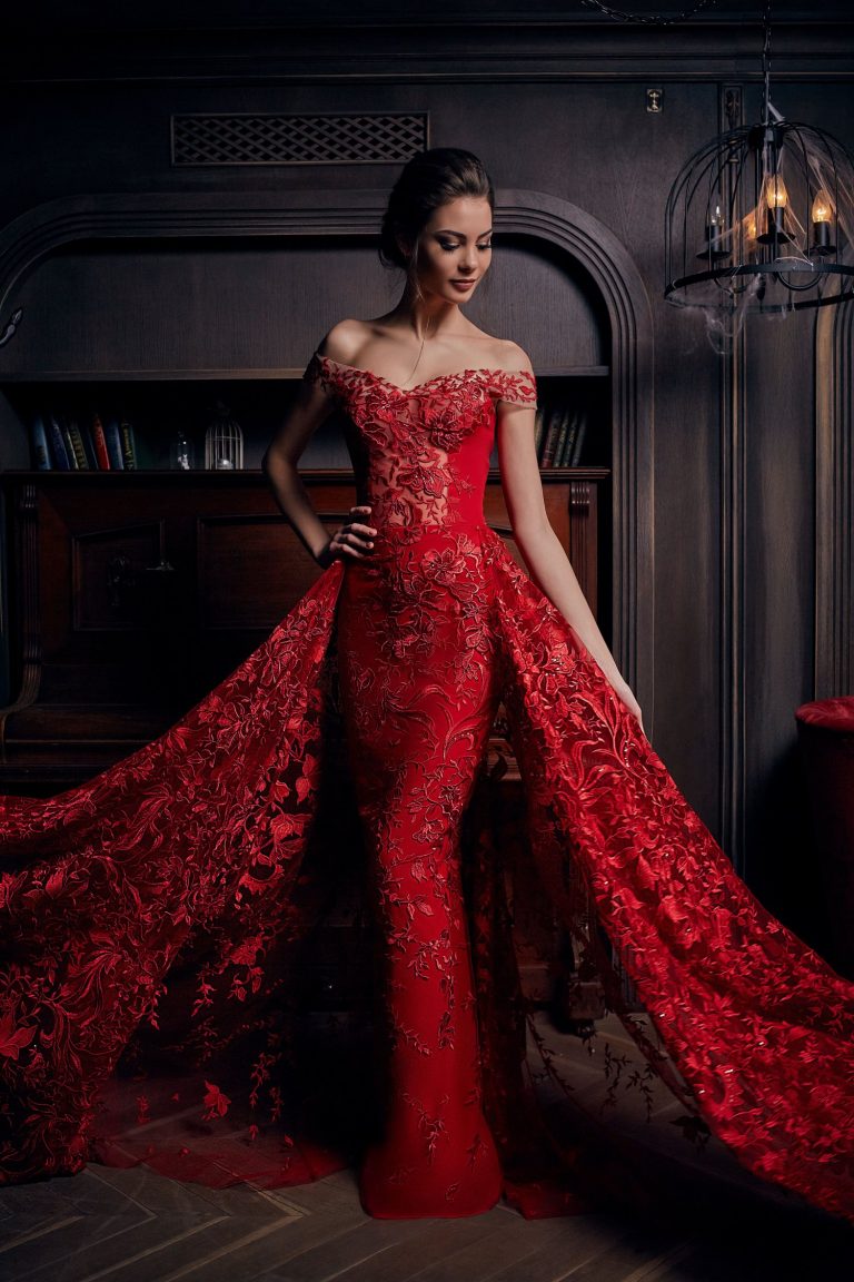 Robe De Soirée Longue Sur Mesure Oksana Mukha Paris