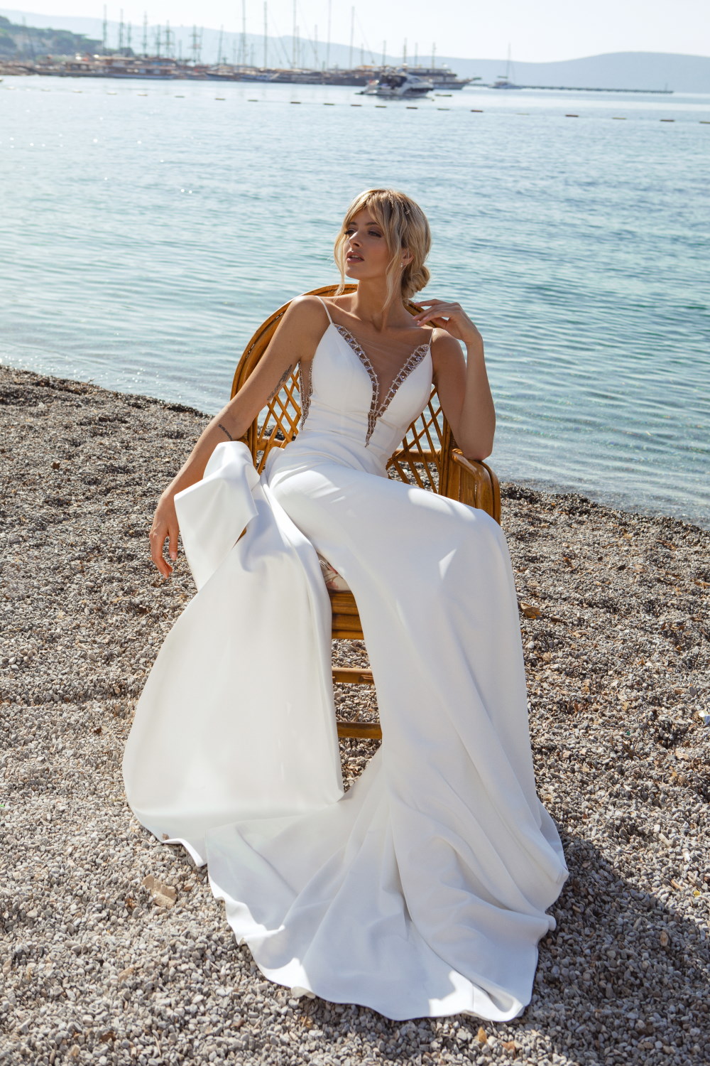 Robe De Mariée Sexy Près Du Corps Oksana Mukha Paris